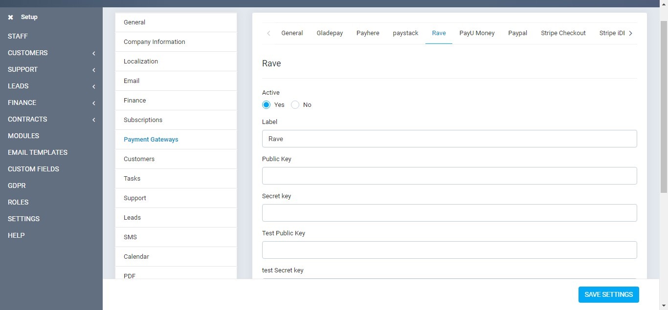 Flutterwave Payment Gateway for Perfex CRM by Techy4m | CodeCanyon